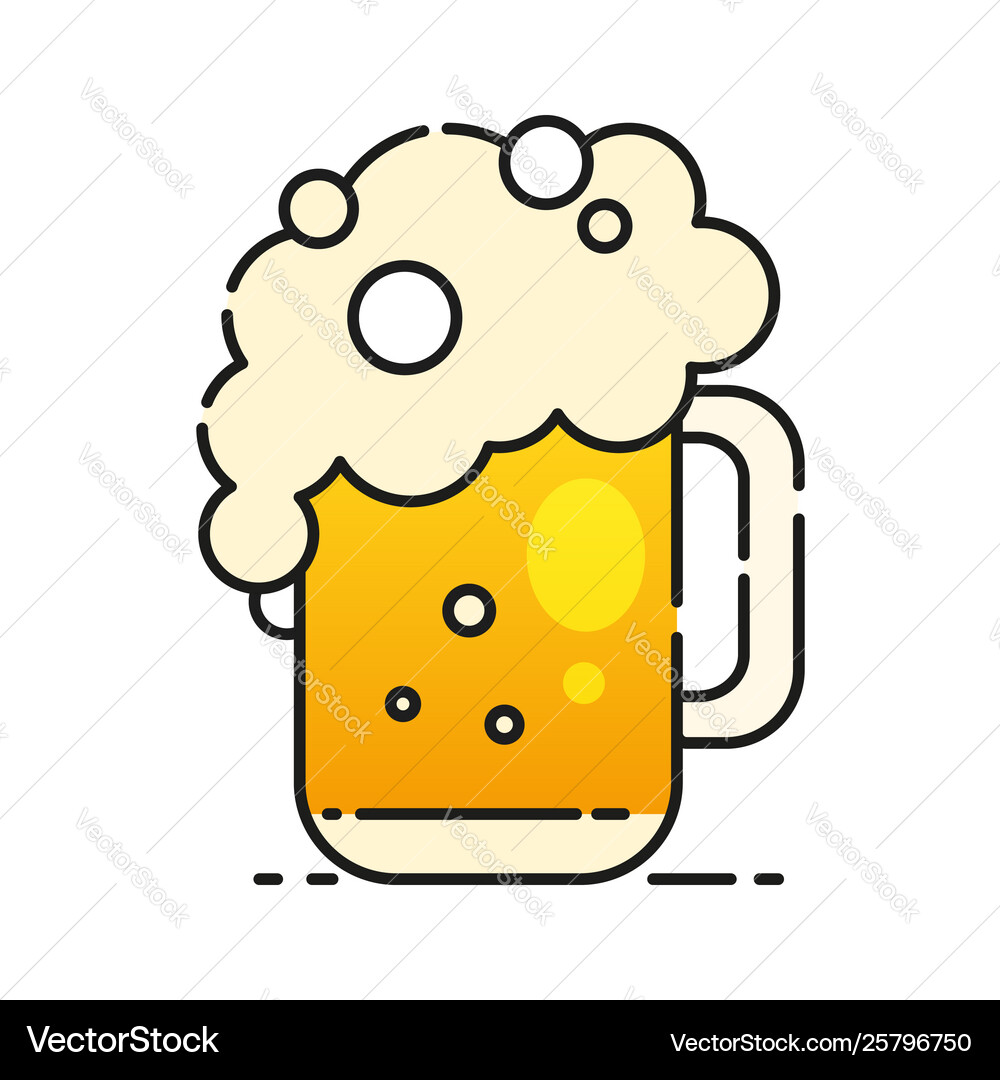 Cold beer icon ready for your design greeting Vector Image