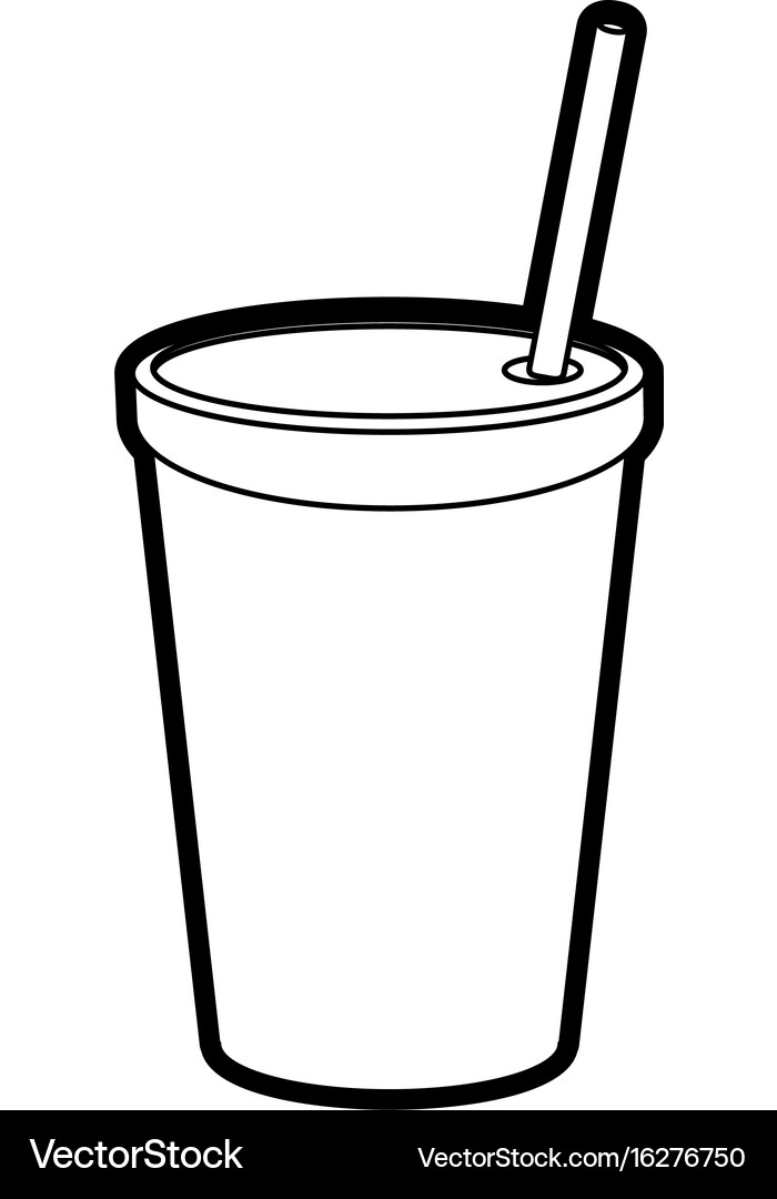Cup of coffee drink Royalty Free Vector Image - VectorStock