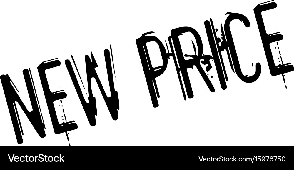 New price rubber stamp Royalty Free Vector Image