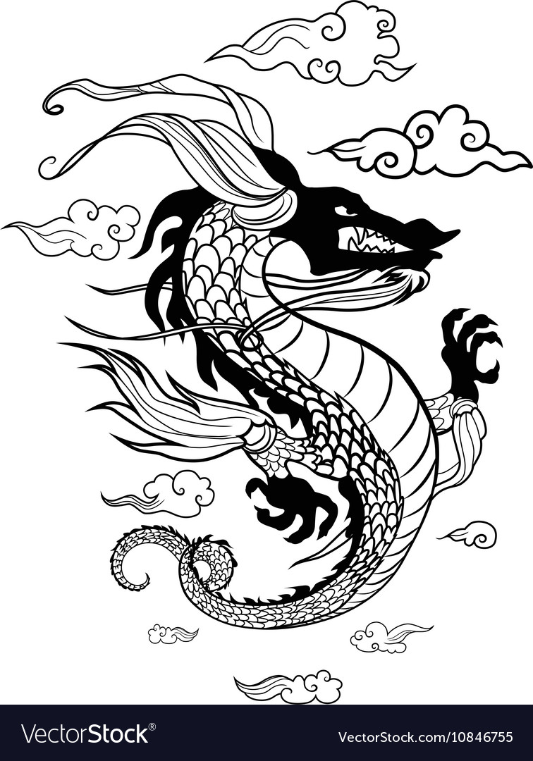 Dragon Royalty Free Vector Image - VectorStock