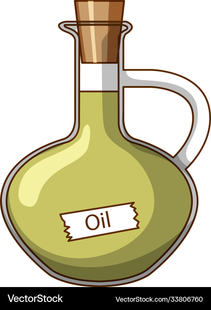 Olive oil in a jar Royalty Free Vector Image - VectorStock