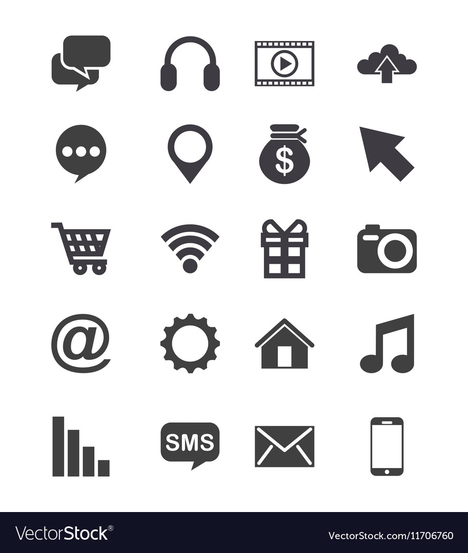 Social media design Royalty Free Vector Image - VectorStock