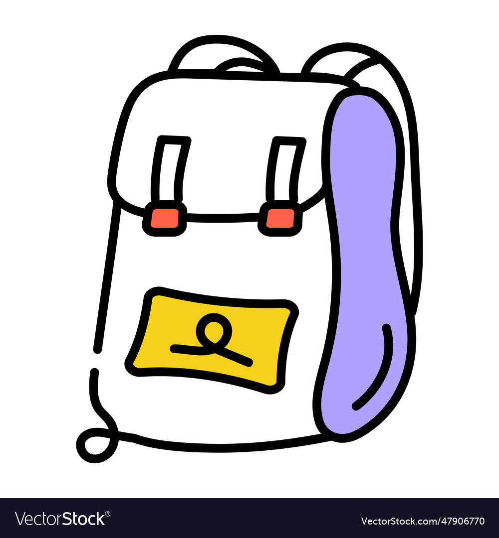 Backpack Royalty Free Vector Image - VectorStock