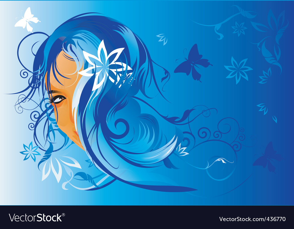 Beautiful lady Royalty Free Vector Image - VectorStock