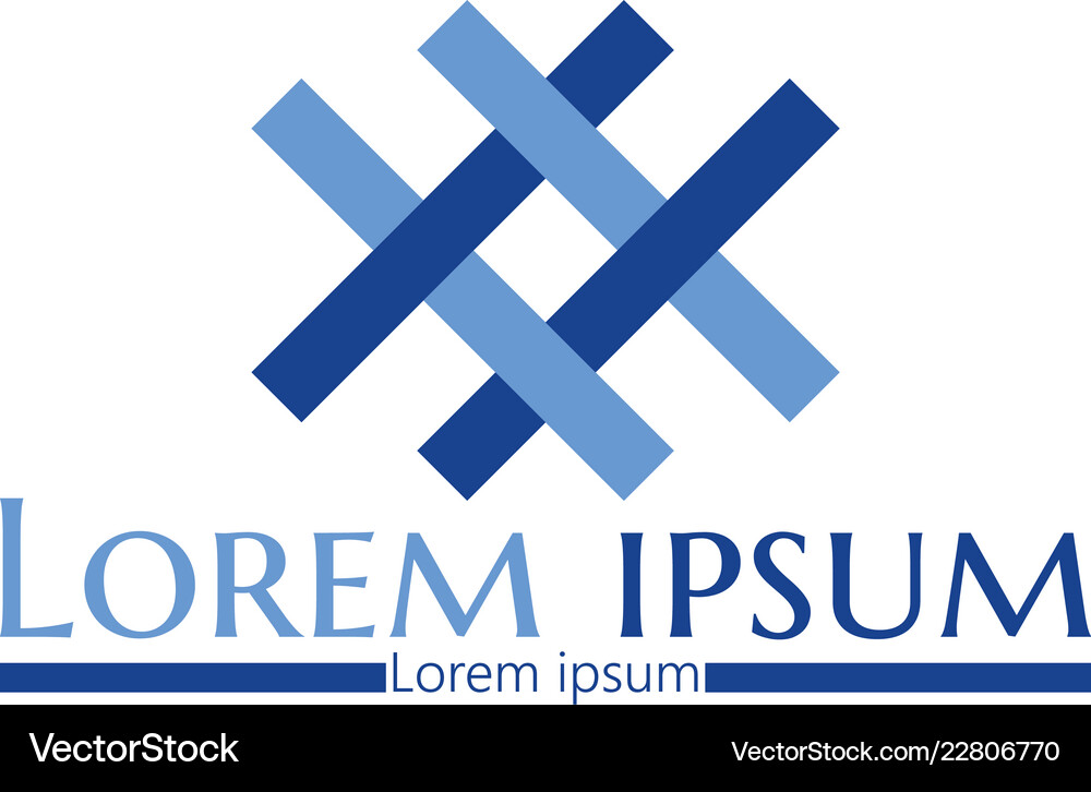 Business and company log Royalty Free Vector Image