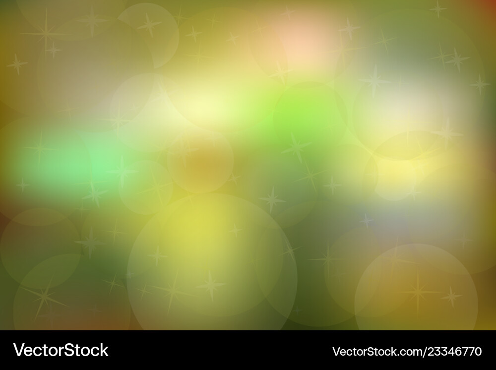 Colorful blurred background with round shapes Vector Image