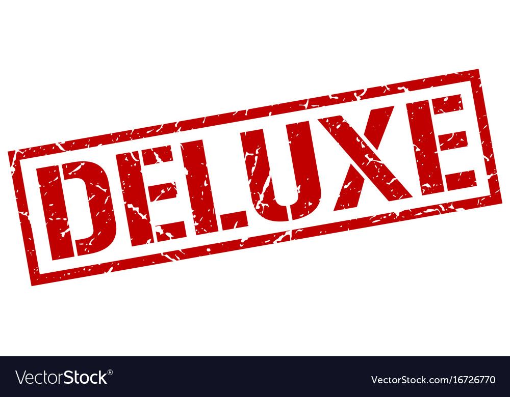 Deluxe stamp Royalty Free Vector Image - VectorStock