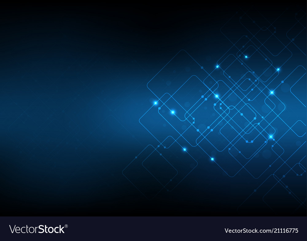 Background abstract polygon data technology Vector Image