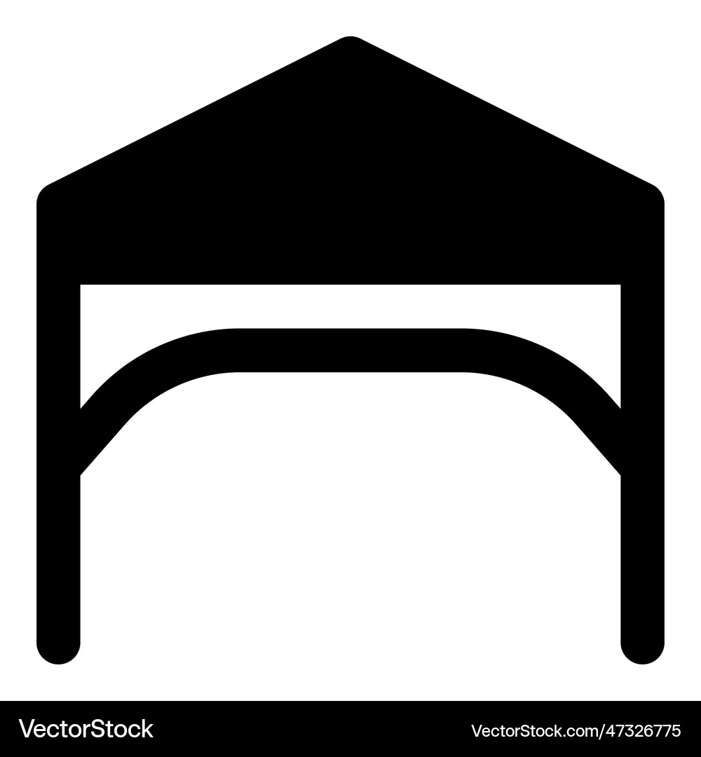 Instant gazebo a collapsible pop-up canopy Vector Image