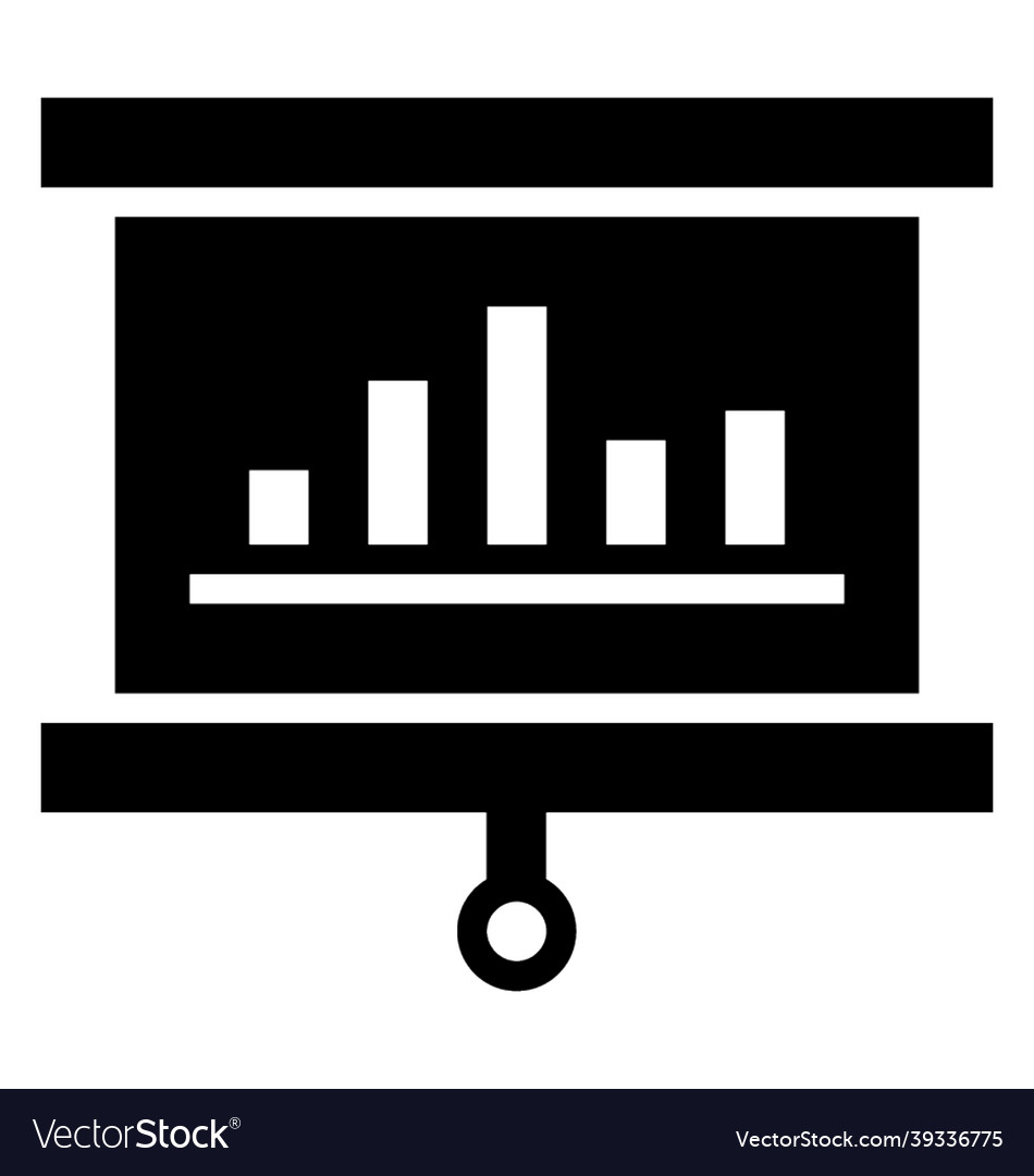 Presentation board Royalty Free Vector Image - VectorStock