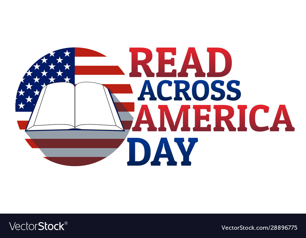 Read across america day concept template Vector Image