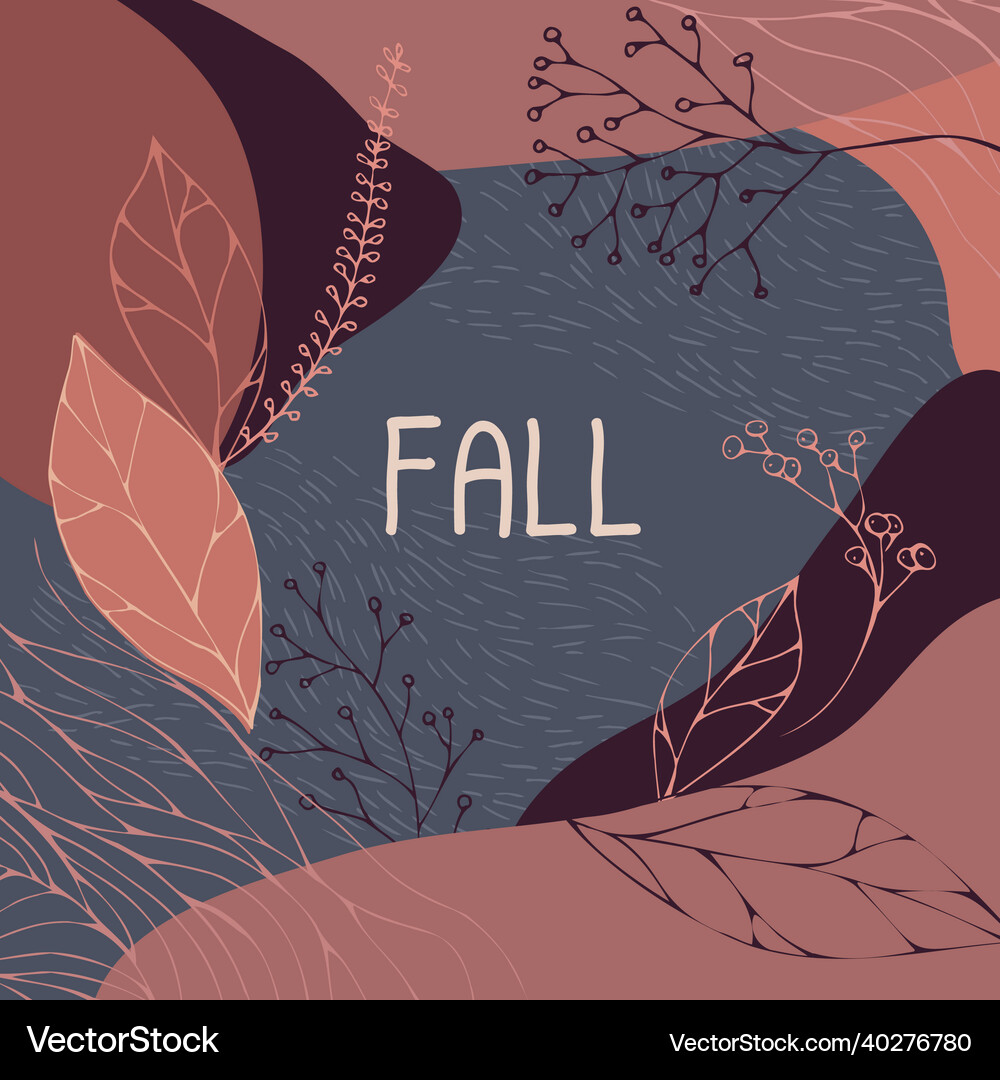 Abstract autumn backgrounds greeting cards Vector Image