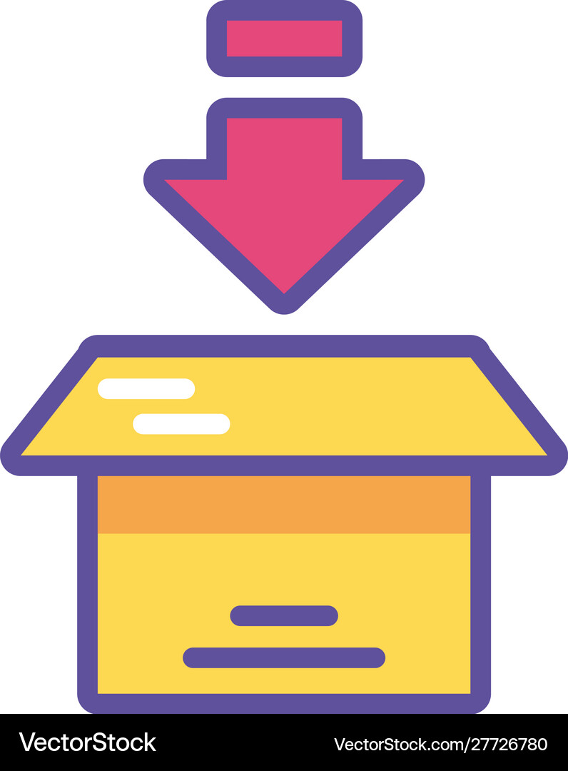 Download information files in white background Vector Image