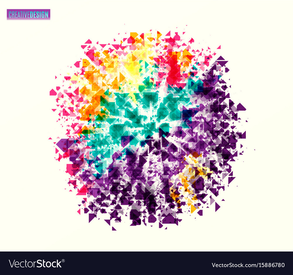 Dynamic creative abstract Royalty Free Vector Image