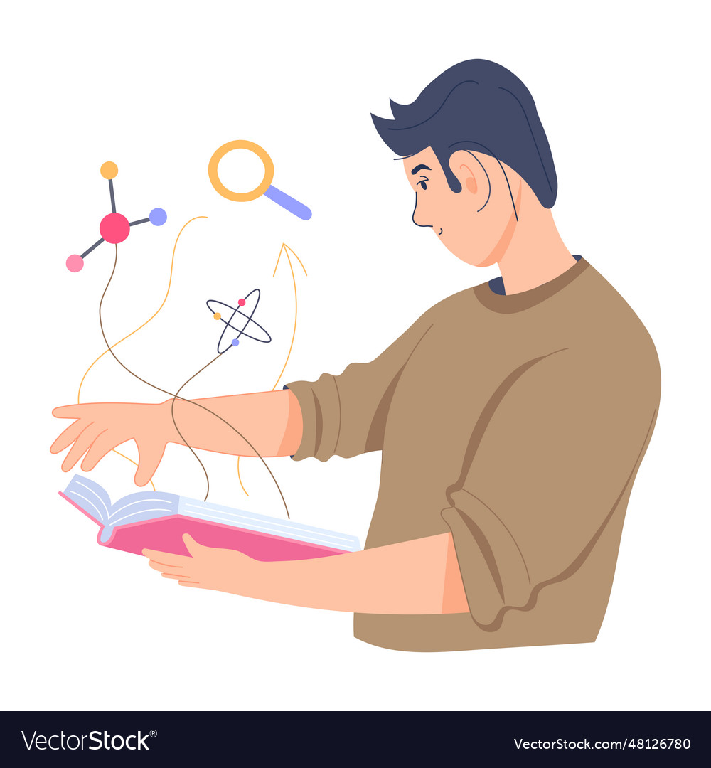 Science study Royalty Free Vector Image - VectorStock