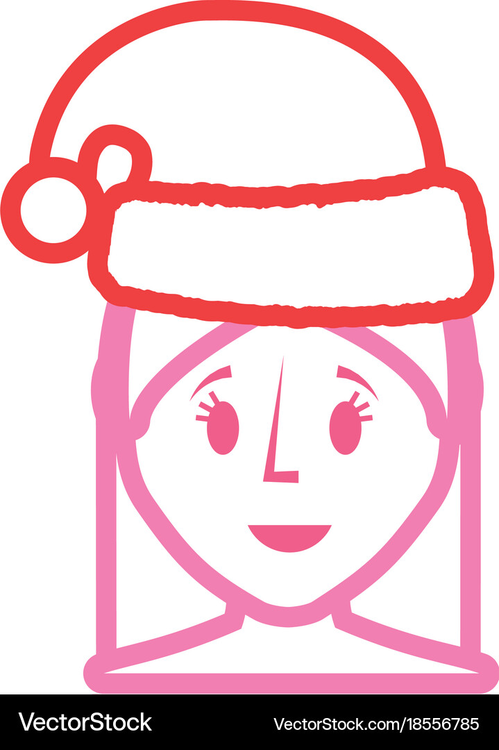 Christmas hat design Royalty Free Vector Image