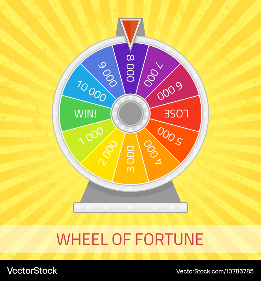 Wheel of Fortune Game Royalty Free Vector Image