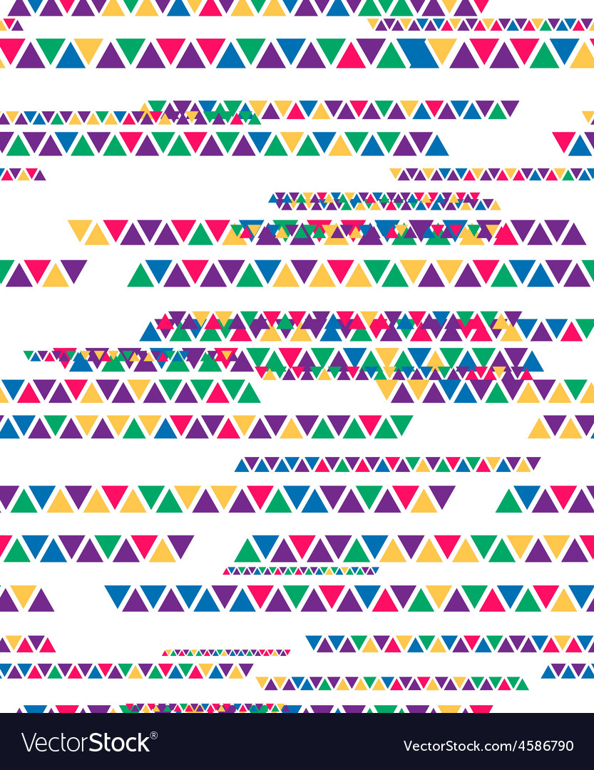 Abstract geometric triangle seamless pattern Vector Image Abstract geometric triangle seamless pattern Vector Image