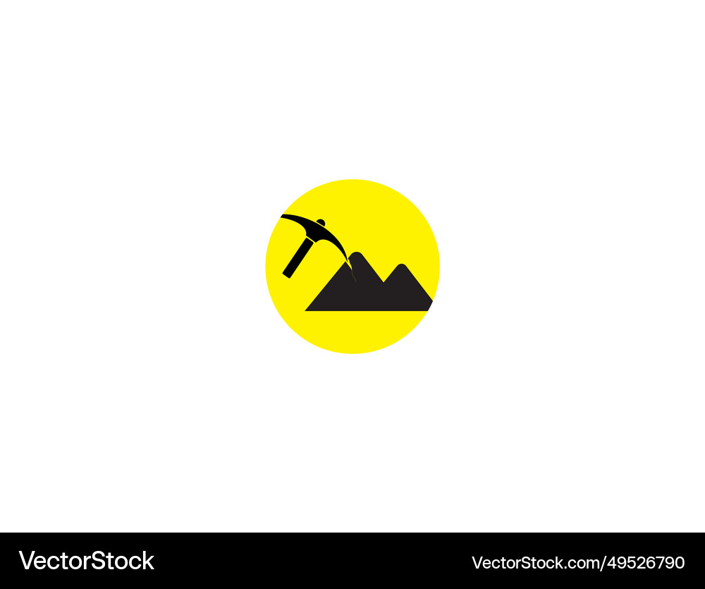 Mining logo Royalty Free Vector Image - VectorStock