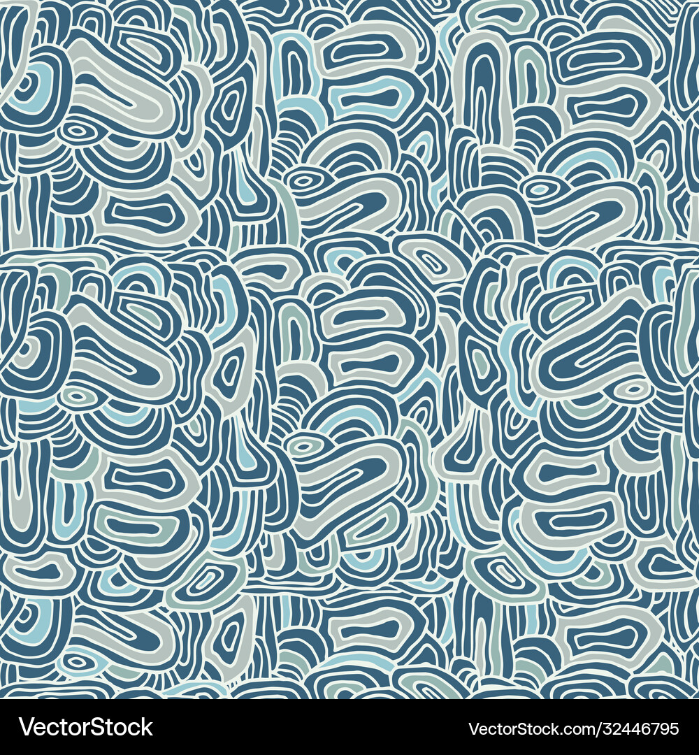 Art colorful abstract hand drawn seamless Vector Image