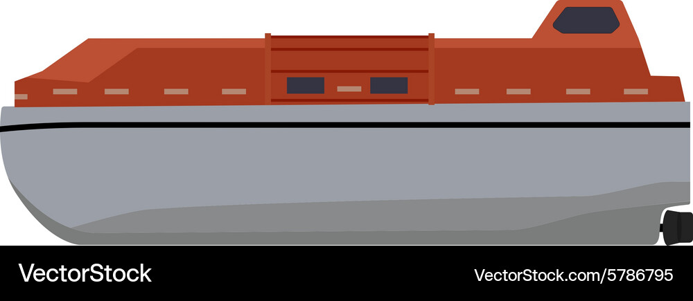 Life boat Royalty Free Vector Image - VectorStock