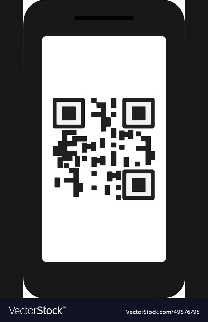 Use Qr Code Symbol Scanning Qr Code Qr Code Link Vector Image