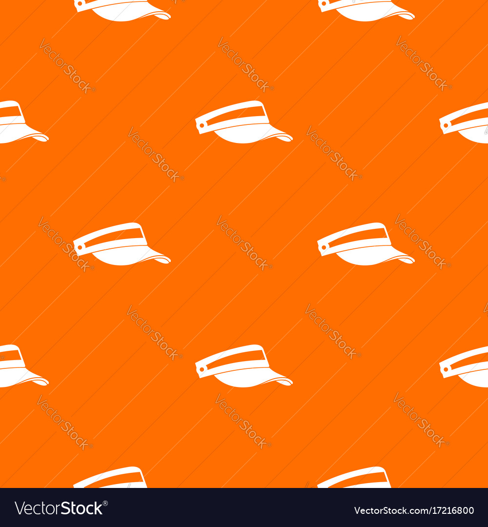 Sun cap pattern seamless Royalty Free Vector Image