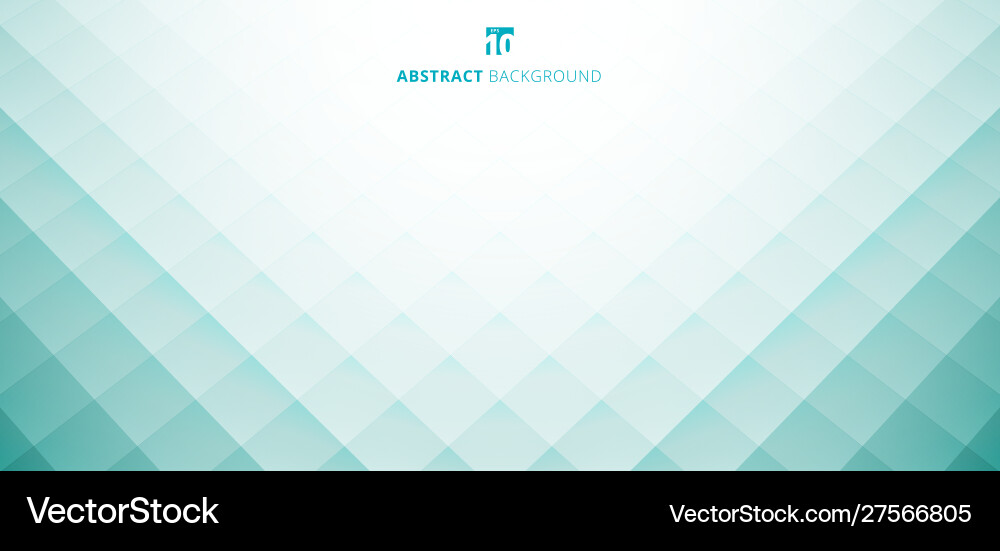 Abstract modern design green turquoise and white Vector Image