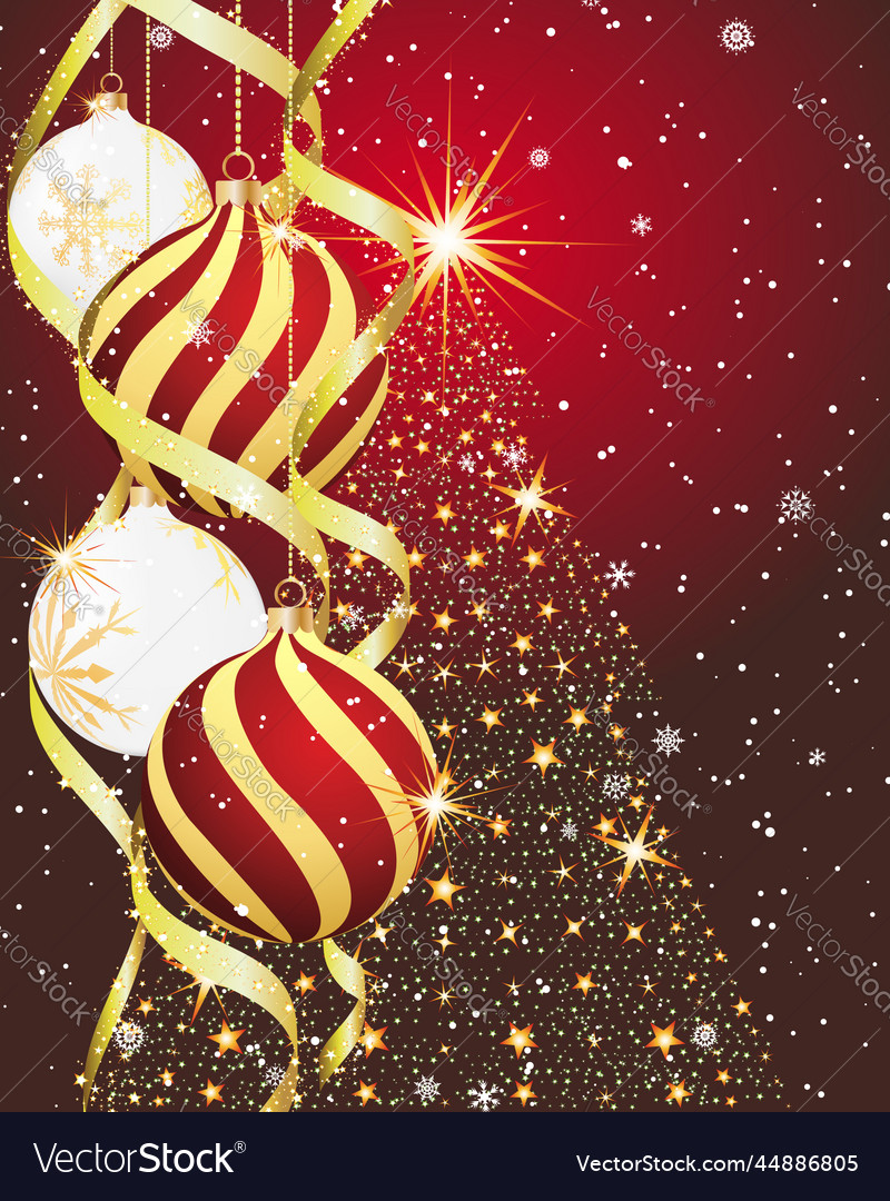 Christmas poster Royalty Free Vector Image - VectorStock