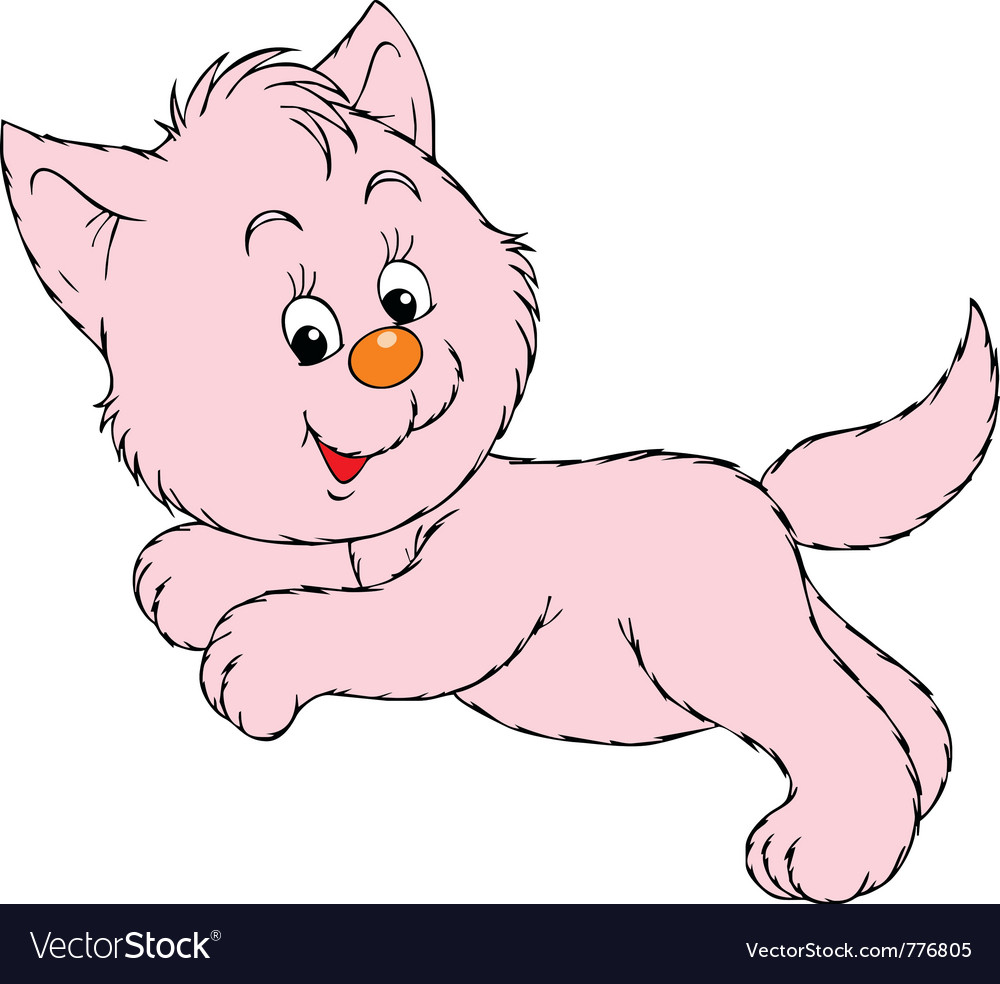 Kitten Royalty Free Vector Image - VectorStock