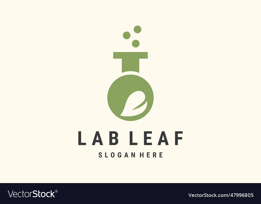 Lab leaf Royalty Free Vector Image - VectorStock