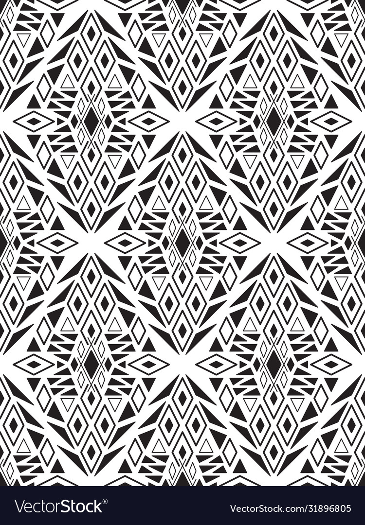 Seamless ethic pattern Royalty Free Vector Image