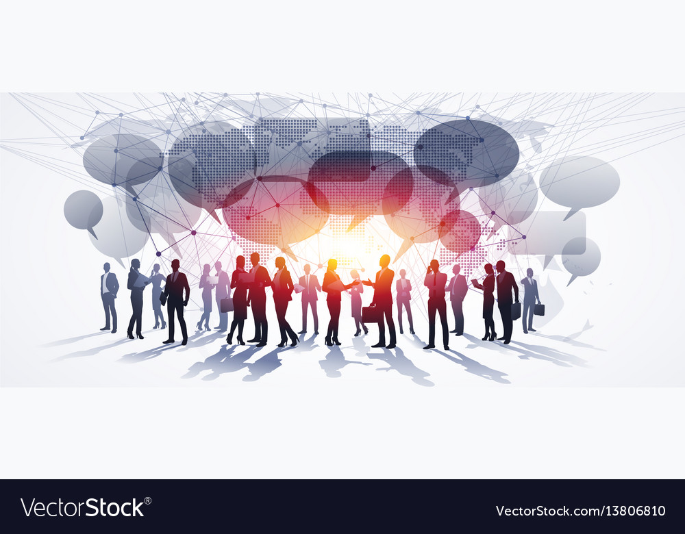 Business people group Royalty Free Vector Image
