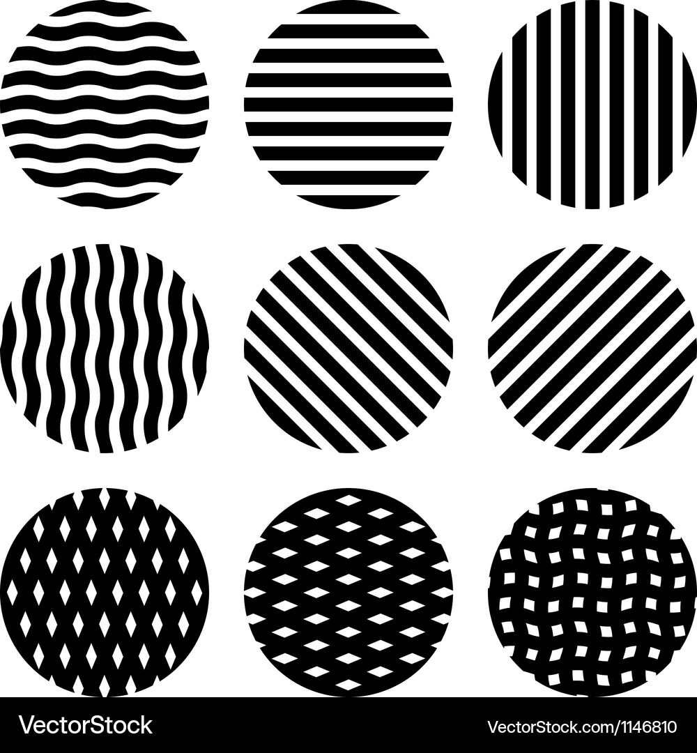 Circles design elements Royalty Free Vector Image