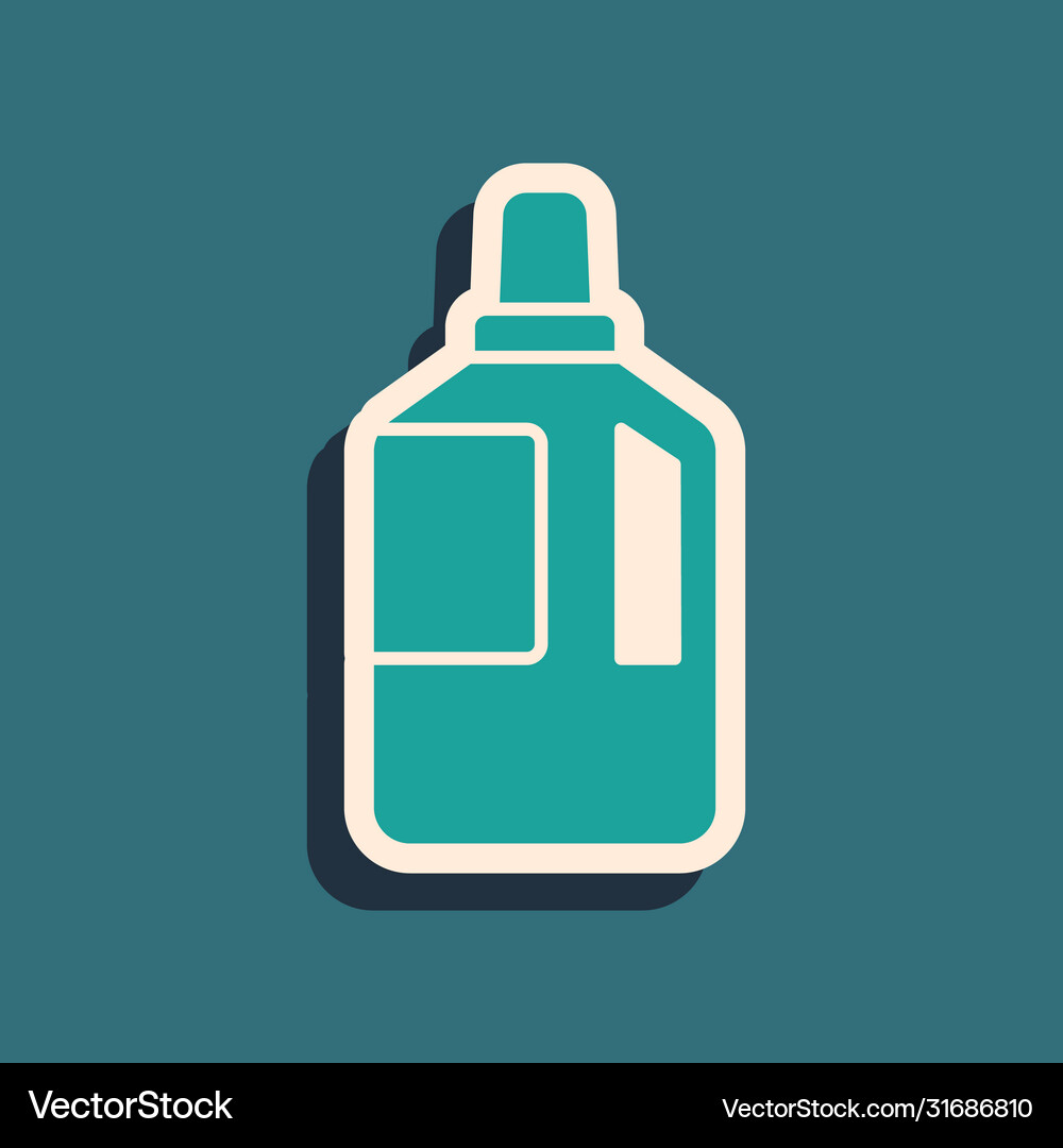 Green fabric softener icon isolated on Royalty Free Vector