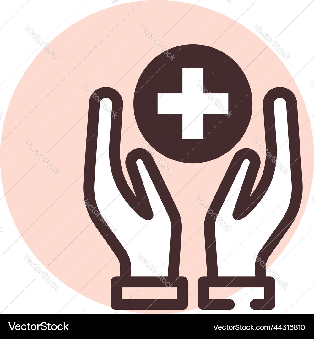Human rights health on a white background Vector Image