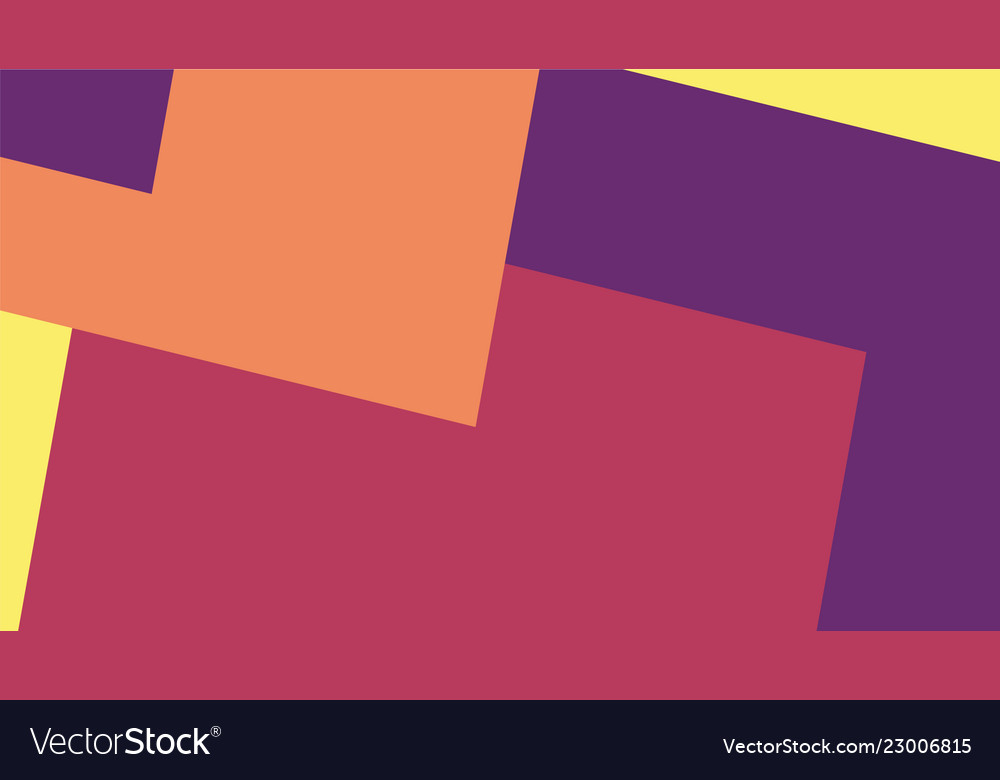 Pattern with a colored box white background Vector Image