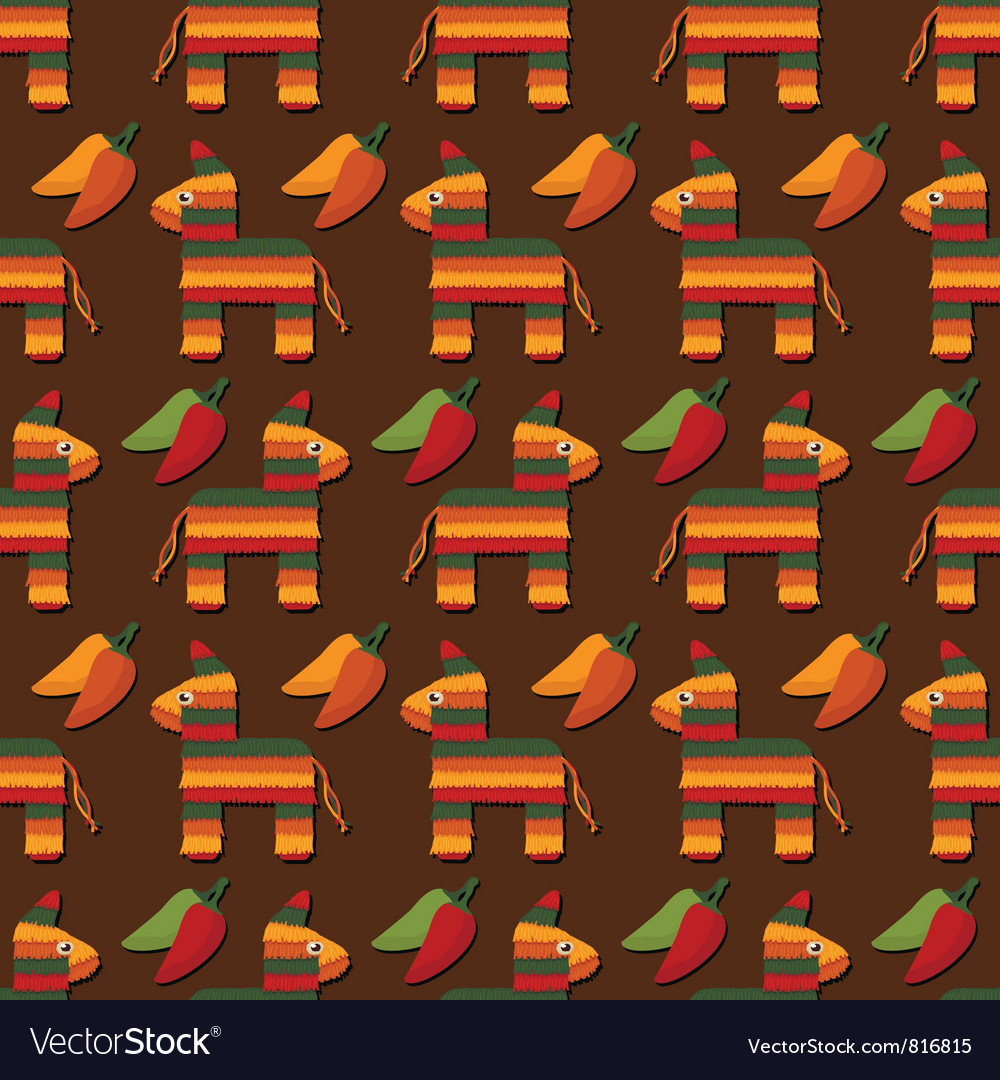 Pinata pattern Royalty Free Vector Image - VectorStock