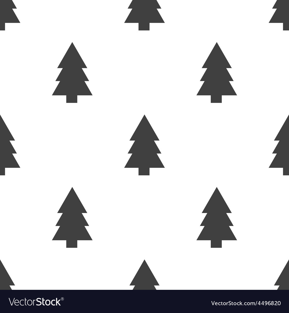 Fir-tree seamless pattern Royalty Free Vector Image