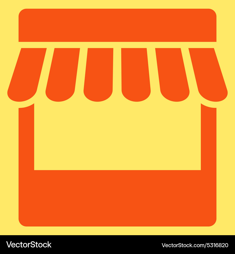 Store icon from business bicolor set Royalty Free Vector
