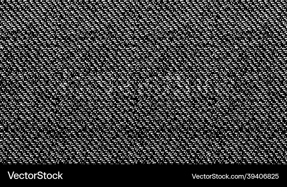 Distressed fabric texture of weaving Royalty Free Vector