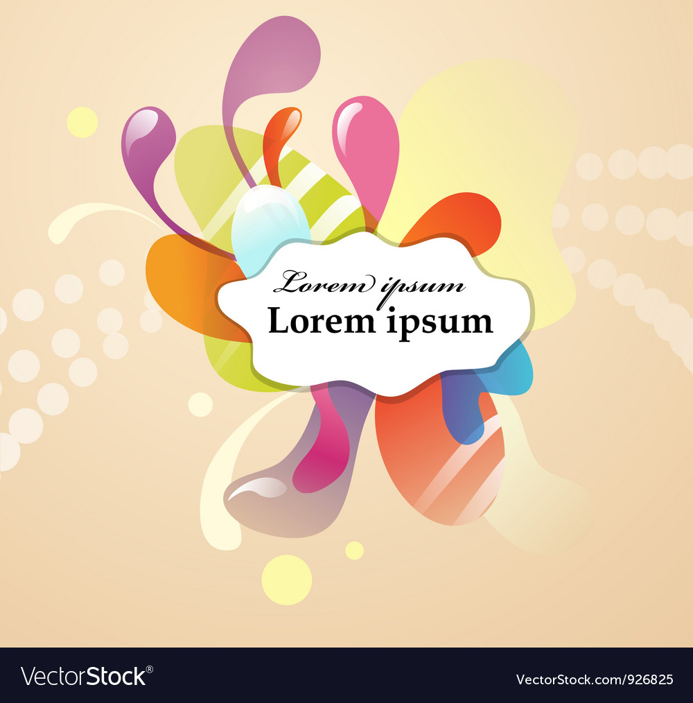 Funny abstract background Royalty Free Vector Image