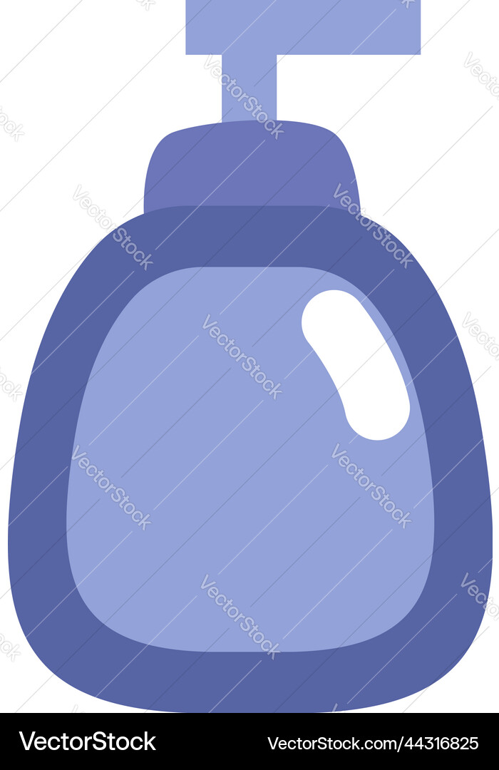 Handwashing liquid soap on a white background Vector Image