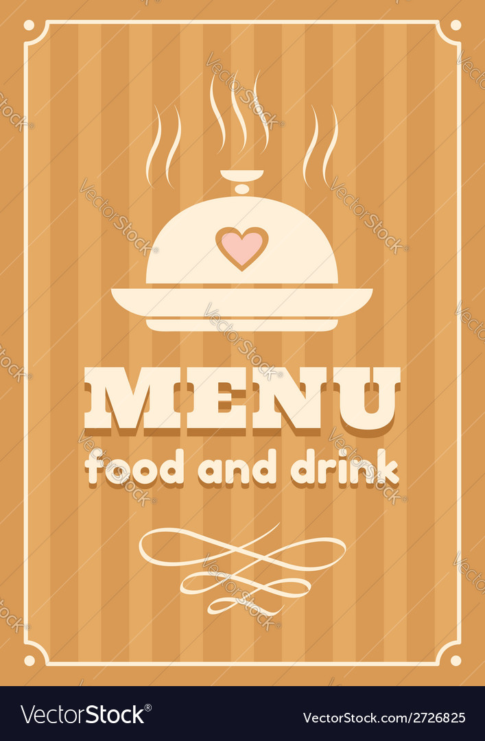 Menu Royalty Free Vector Image - VectorStock
