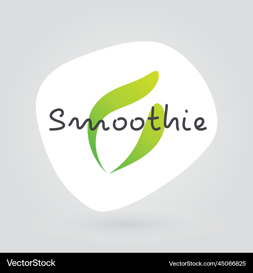 Smoothie icon white gray green sign Royalty Free Vector