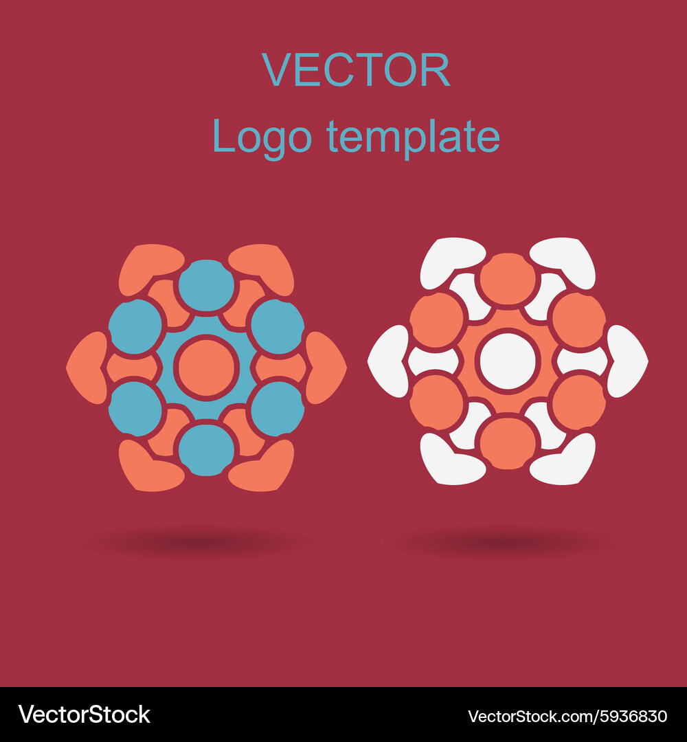 Abstract logo design template Royalty Free Vector Image