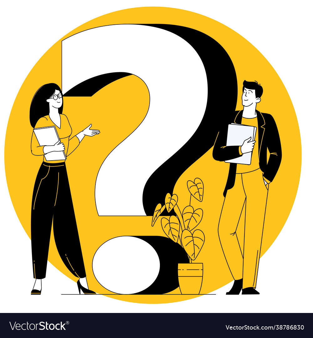 Big question mark Royalty Free Vector Image - VectorStock
