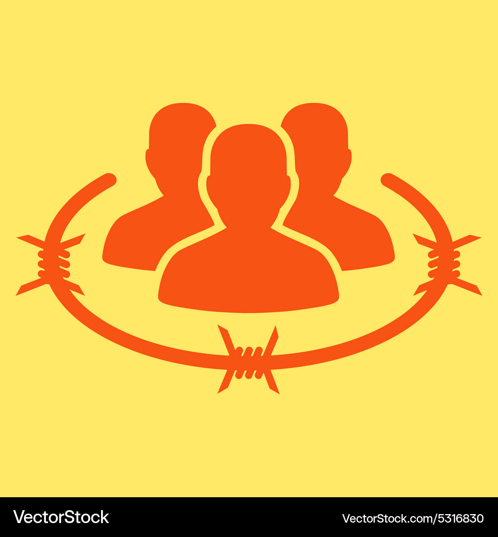 Strict management icon from business bicolor set Vector Image