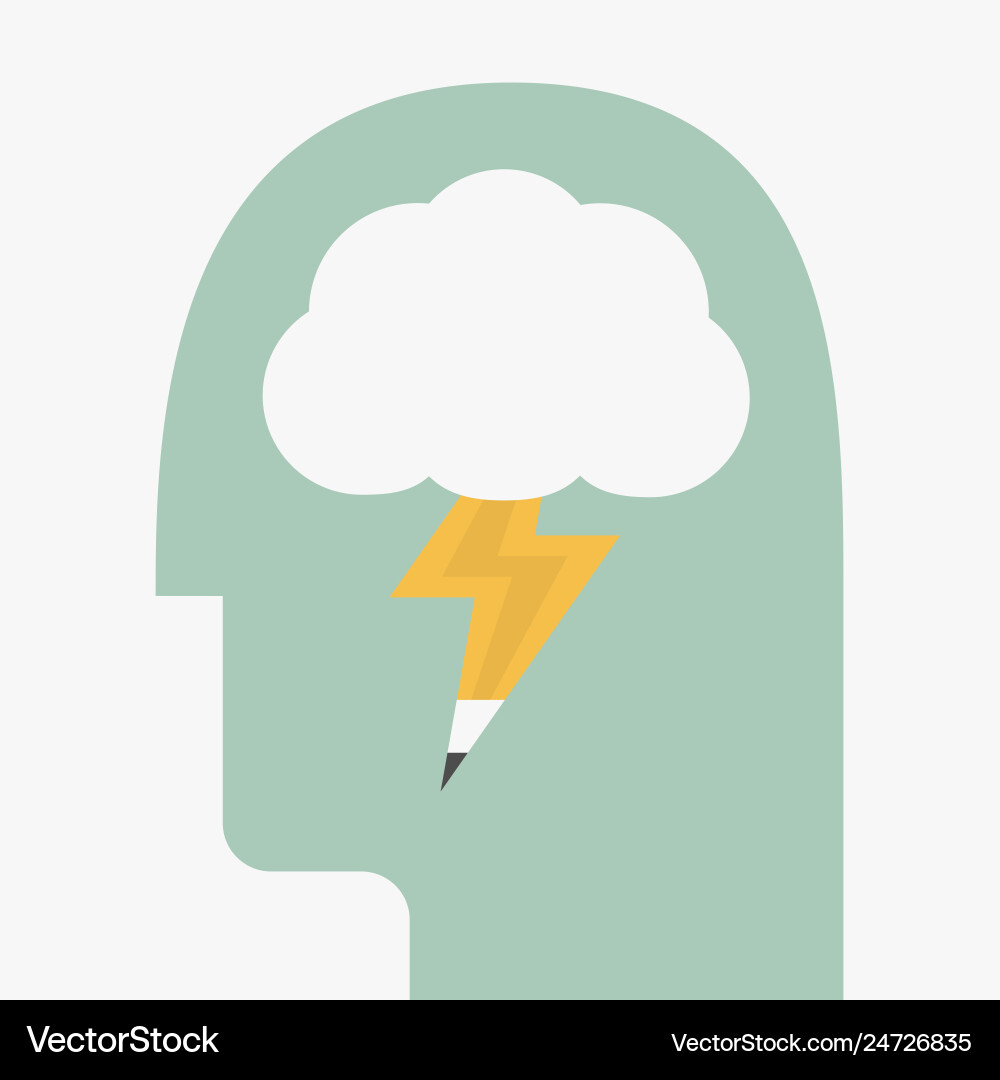 Brain storm Royalty Free Vector Image - VectorStock