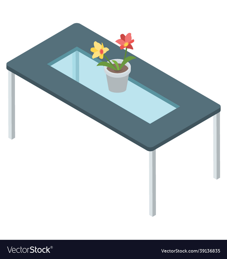 Lounge table Royalty Free Vector Image - VectorStock